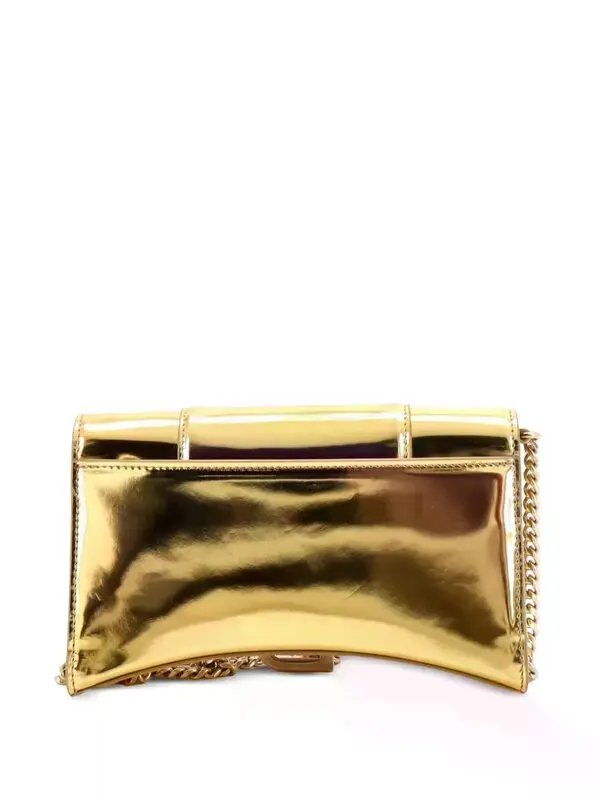 Balenciaga Hourglass Chain Wallet - Gold