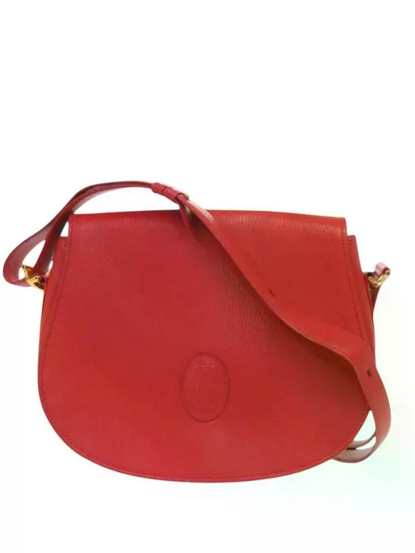 Cartier 2010-2026 Must De Leather Shoulder Bag - Red