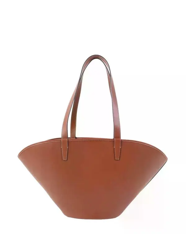 Celine 2018-2026 Medium Smooth Calfskin Cuir Triomphe Couffin Tote Bag - Brown