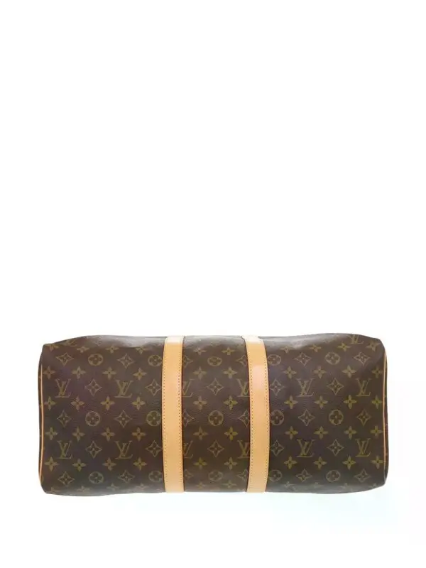 LOUIS VUITTON 2000 Monogram Keepall 45 Travel Bag - Brown