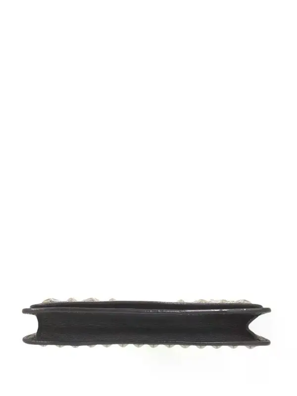 JIMMY CHOO 2000-2026 Star Studded Leather Crossbody Bag