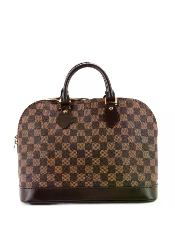 LOUIS VUITTON Vintage Alma Damier Pm Satchel