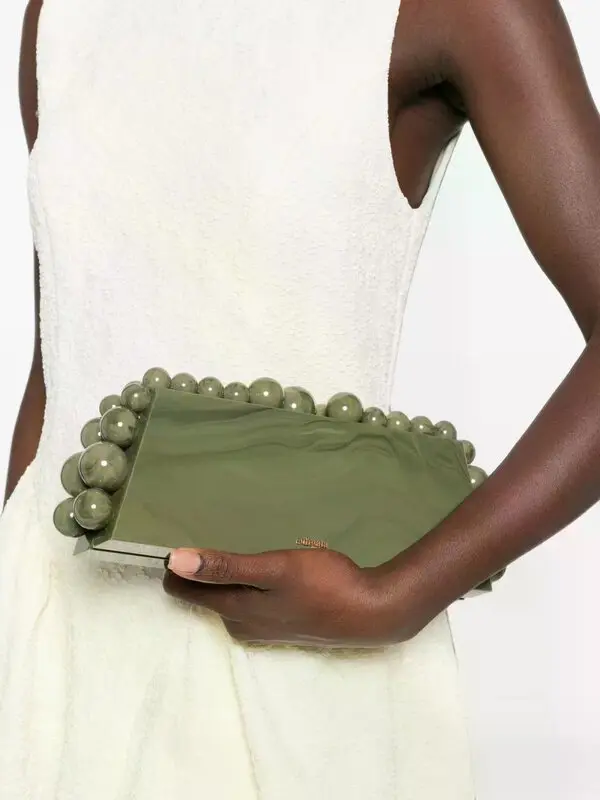 Cult Gaia Eos Lungo Marbled Clutch Bag
