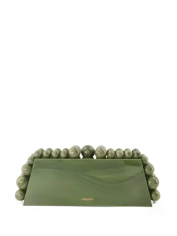 Cult Gaia Eos Lungo Marbled Clutch Bag - Palm