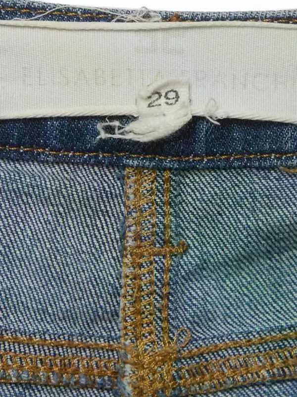 Elisabetta Franchi Distressed Straight-leg Jeans