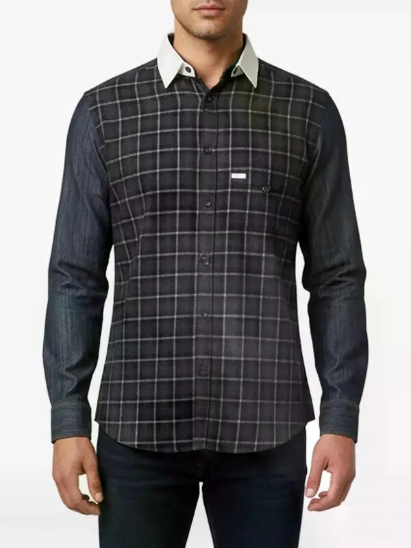 Dsquared2 Plaid Chambray Shirt