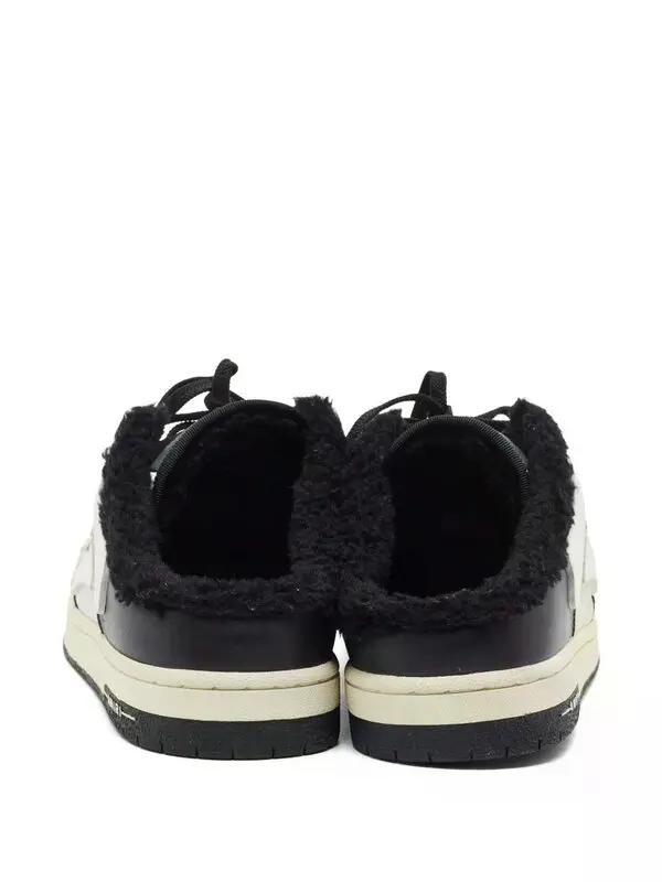 Amiri Skel Shearling-trim Sneakers