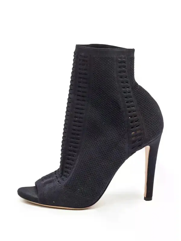 GIANVITO ROSSI Fiona Knit Ankle Boots