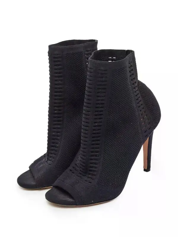 GIANVITO ROSSI Fiona Knit Ankle Boots