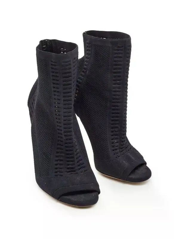GIANVITO ROSSI Fiona Knit Ankle Boots