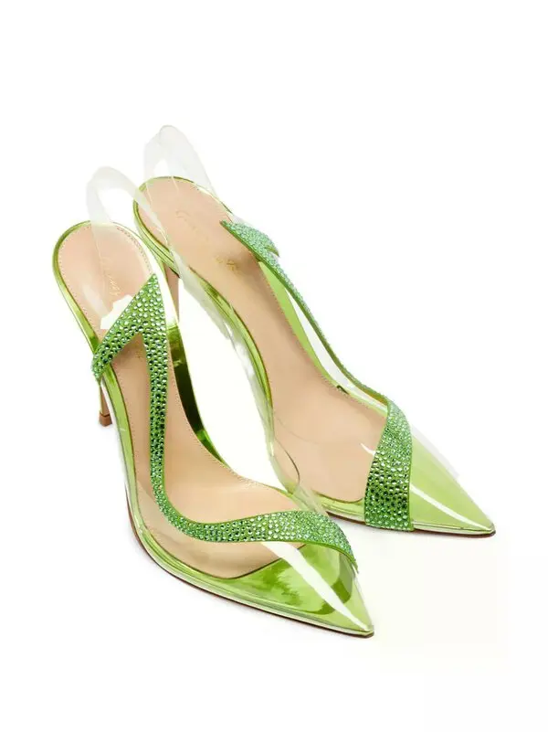 GIANVITO ROSSI Hortensia Crystal-embellished Pumps
