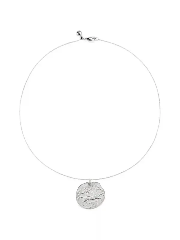 Monica Vinader Goddess Pendant Necklace - Silver