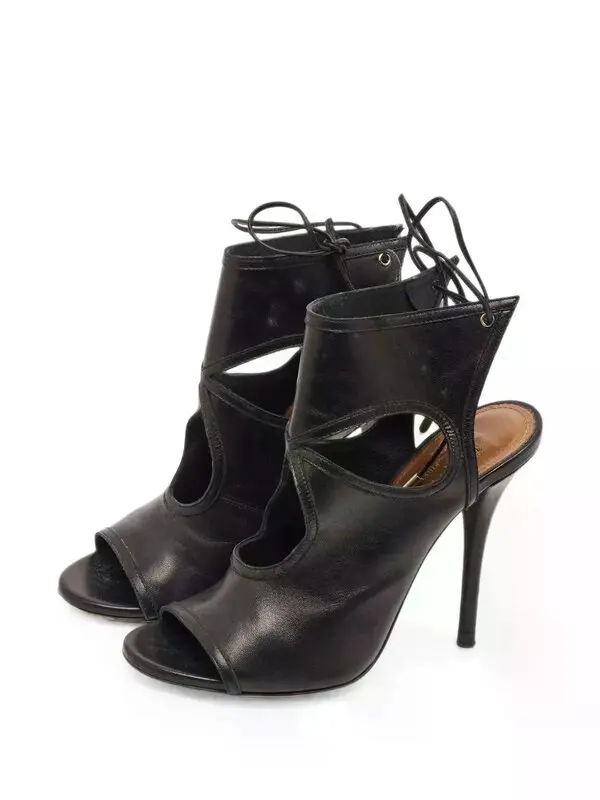 AQUAZZURA Sexy Thing Cutout Sandals - Black