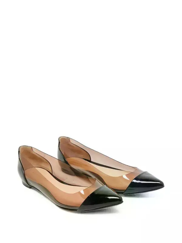 GIANVITO ROSSI Plexi Ballet Flats