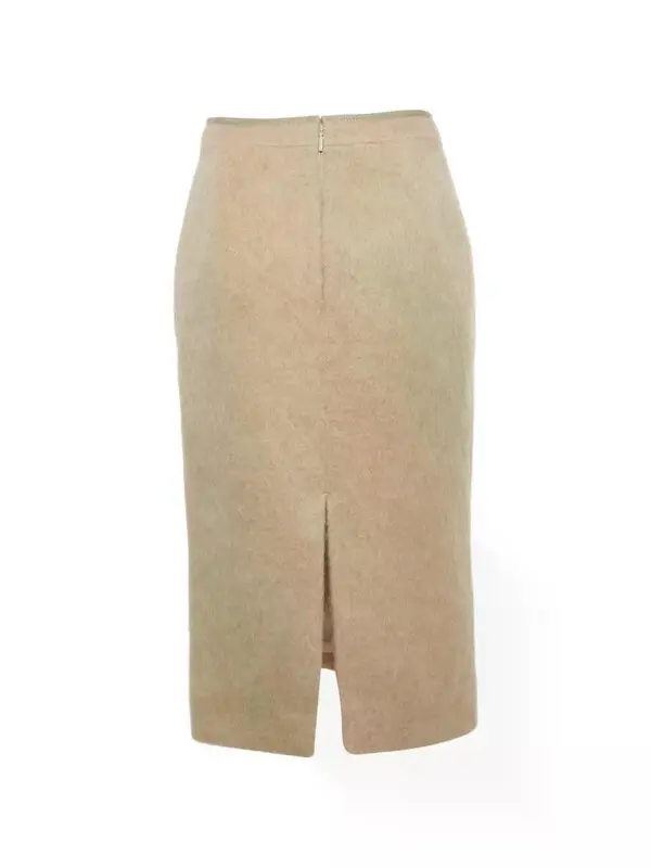Moncler Fuzzy Pencil Skirt - Neutrals