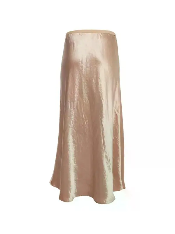 Max Mara A-line Satin Midi Skirt