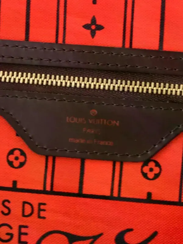 LOUIS VUITTON Neverfull Damier Gm Tote Bag - Brown