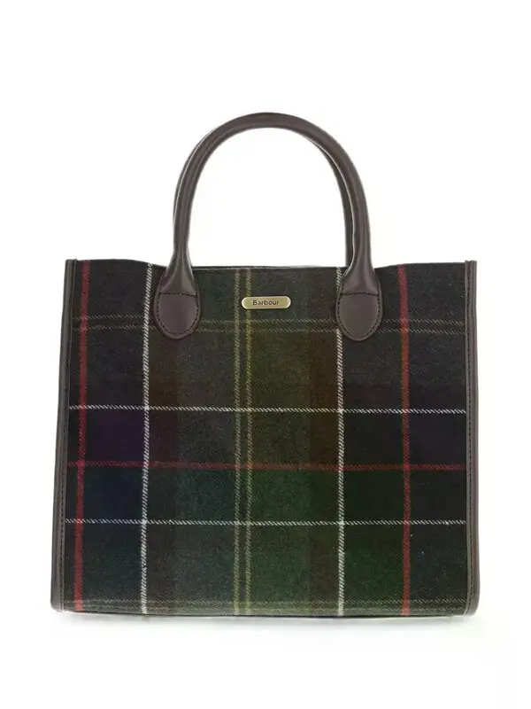 Barbour Barrhill Tartan Check-pattern Tote Bag