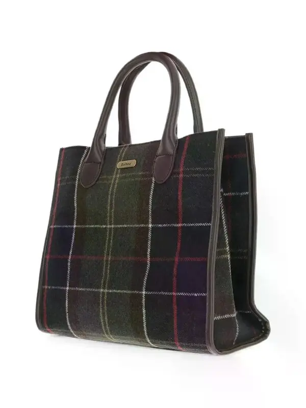 Barbour Barrhill Tartan Check-pattern Tote Bag