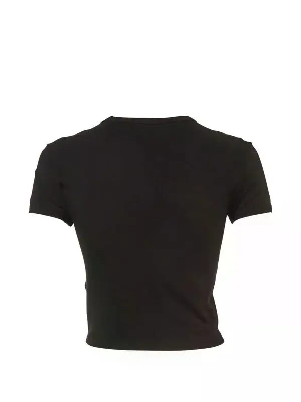 Versace Embellished Logo T-shirt - Black