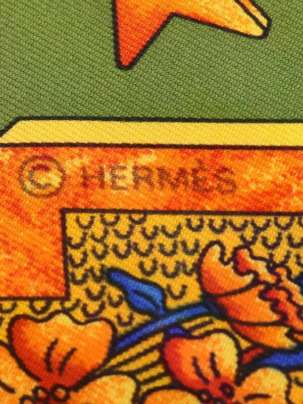 Hermès 2010s Gloria Soli Scarf - Yellow