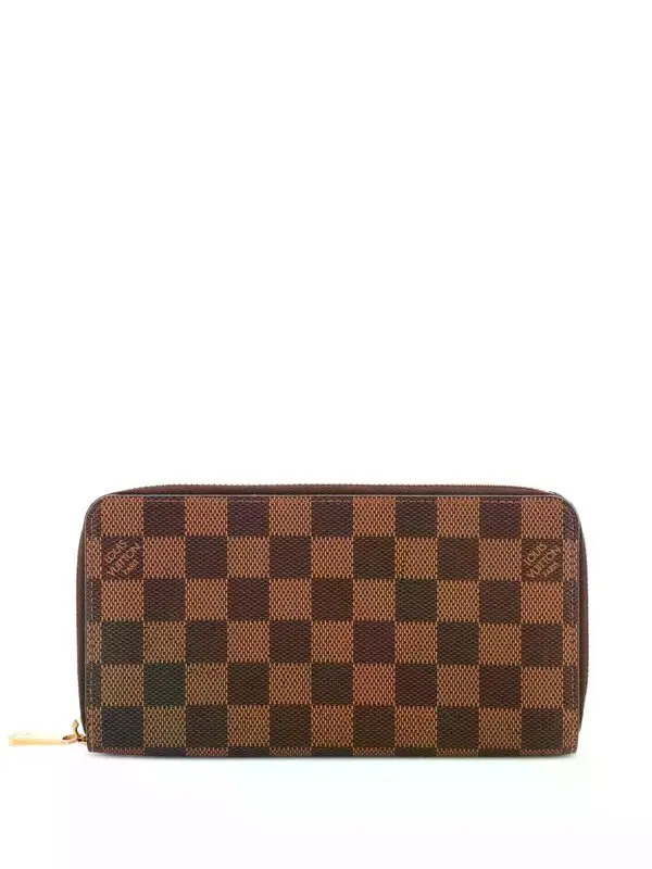 LOUIS VUITTON Zippy Wallet Damier Small Wallets - Brown