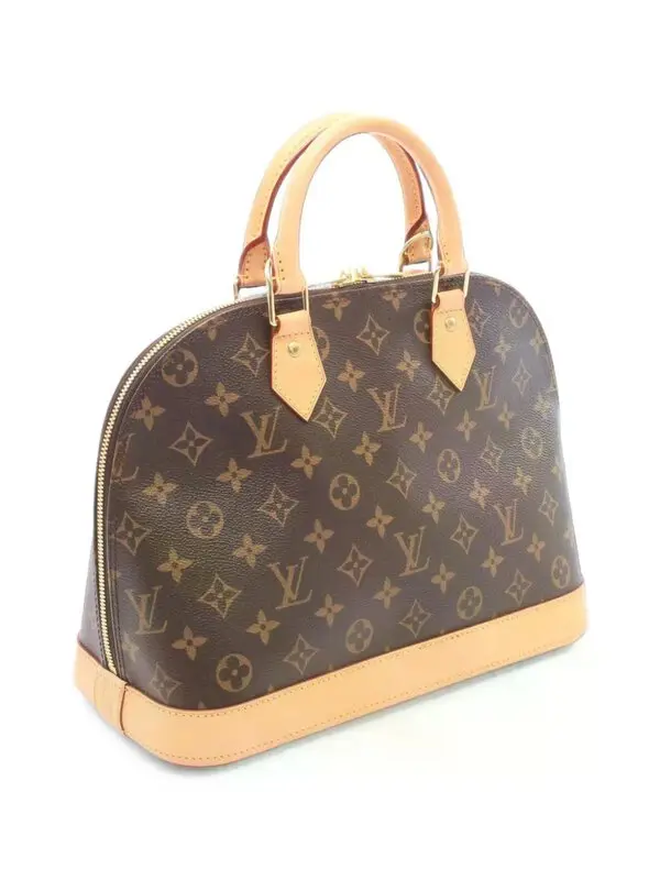 LOUIS VUITTON 2015 Alma Monogram Handbag - Brown