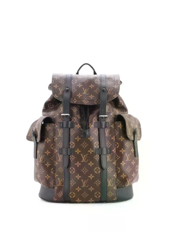 LOUIS VUITTON Christopher Macassar Monogram Canvas Mm Backpack - Brown