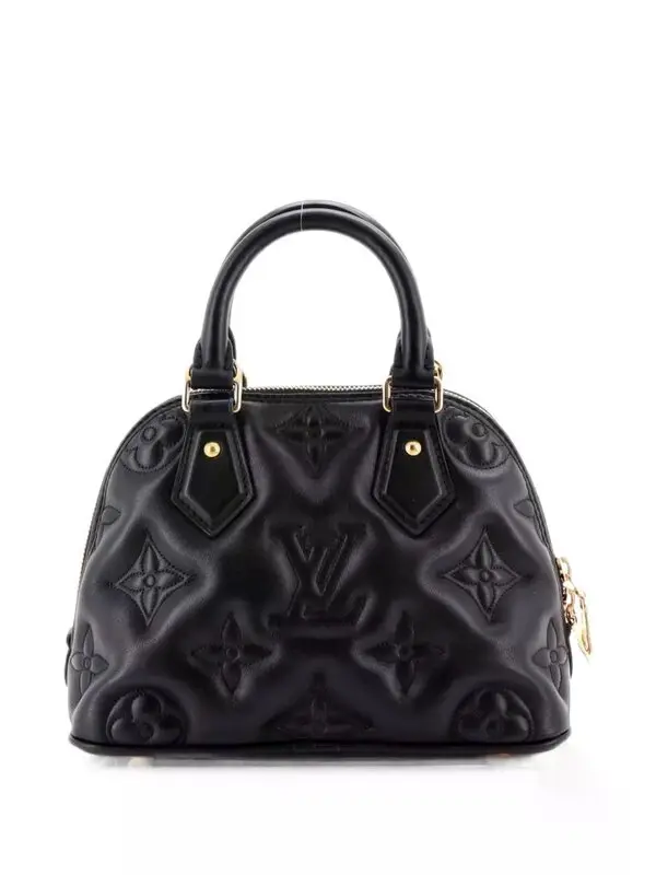 LOUIS VUITTON Alma Handbag Bubblegram Leather Bb Shoulder Bag