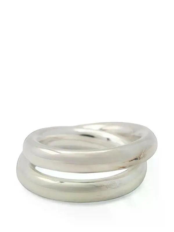 Hermès Vertige Double-band Ring - Silver