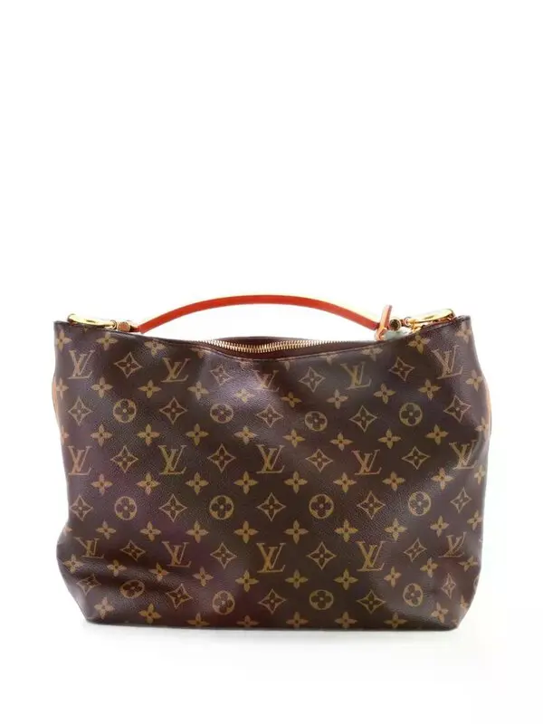 LOUIS VUITTON Sully Handbag Monogram Canvas Pm Hobo Bag