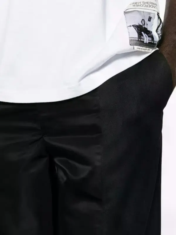 Undercover Satin-panel Tailored Trousers