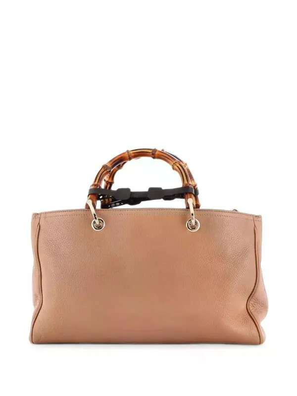Gucci Bamboo Shopper Leather Medium Tote Bag