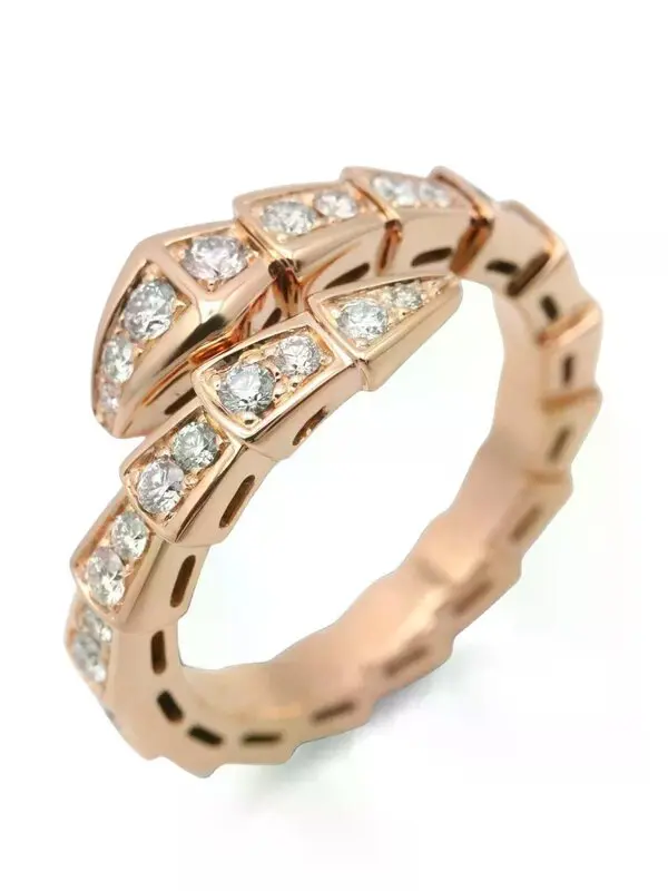 BVLGARI 2010s Serpenti Viper Diamond Ring