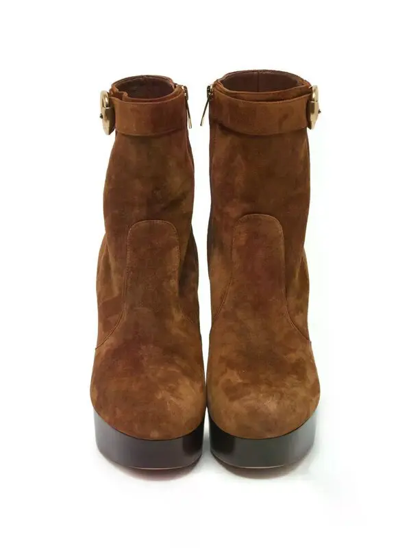 GIANVITO ROSSI Regent Buckled Ankle Boots