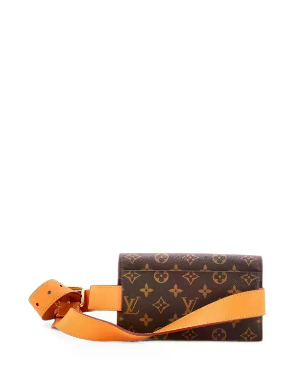 LOUIS VUITTON Monogram Canvas S Lock Pouch Belt Bag