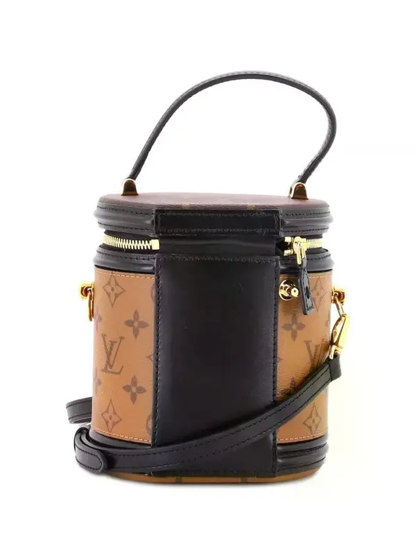 LOUIS VUITTON Cannes Handbag Reverse Monogram - Black
