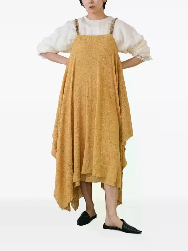 MULLER OF YOSHIOKUBO Frost Layer Midi Dress - Neutrals