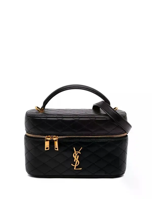 Saint Laurent Quilted Lambskin Gaby Vanity Bag