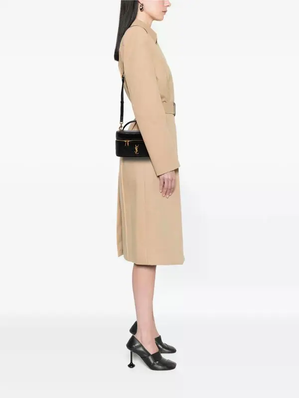 Saint Laurent Quilted Lambskin Gaby Vanity Bag