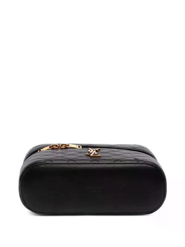 Saint Laurent Quilted Lambskin Gaby Vanity Bag