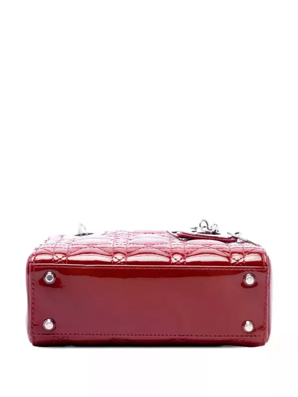 Dior 2015 Mini Patent Cannage Lady Satchel