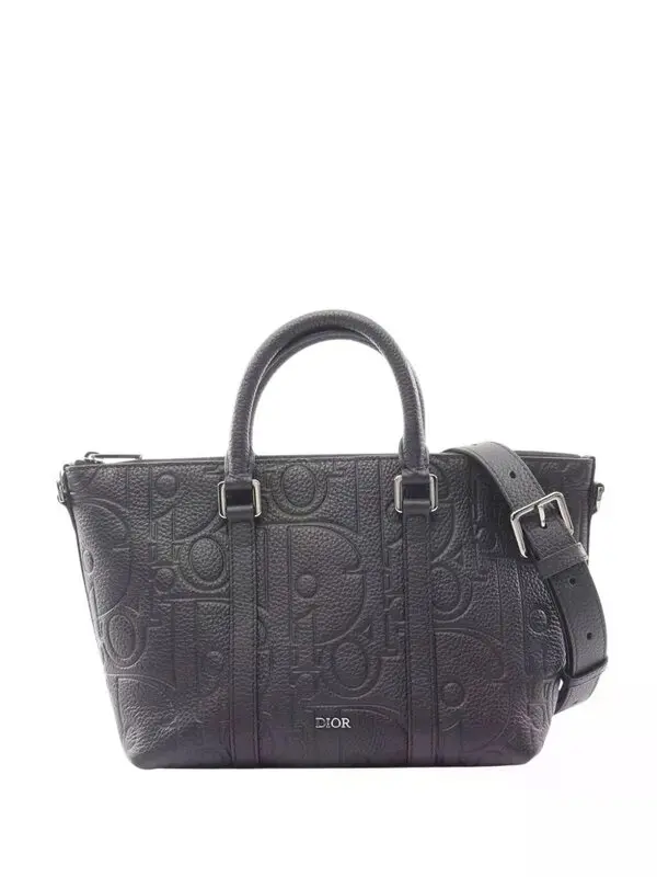 Dior 2000-2026 Gravity Leather Weekender 25 Satchel