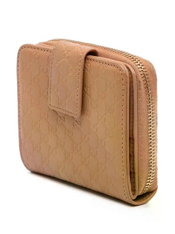Gucci 2000-2015 Microguccissima Zip Around Wallet Small Wallets