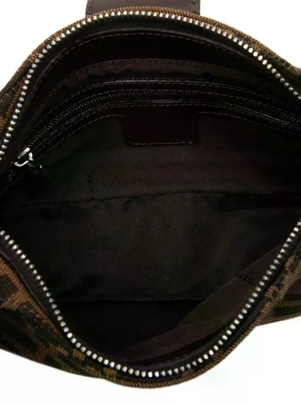 Fendi 2000-2010 Zucca Canvas Shoulder Bag