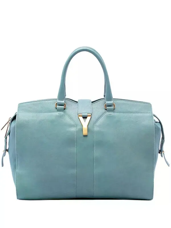 Saint Laurent 2013-2026 Large Leather Cabas Chyc Satchel