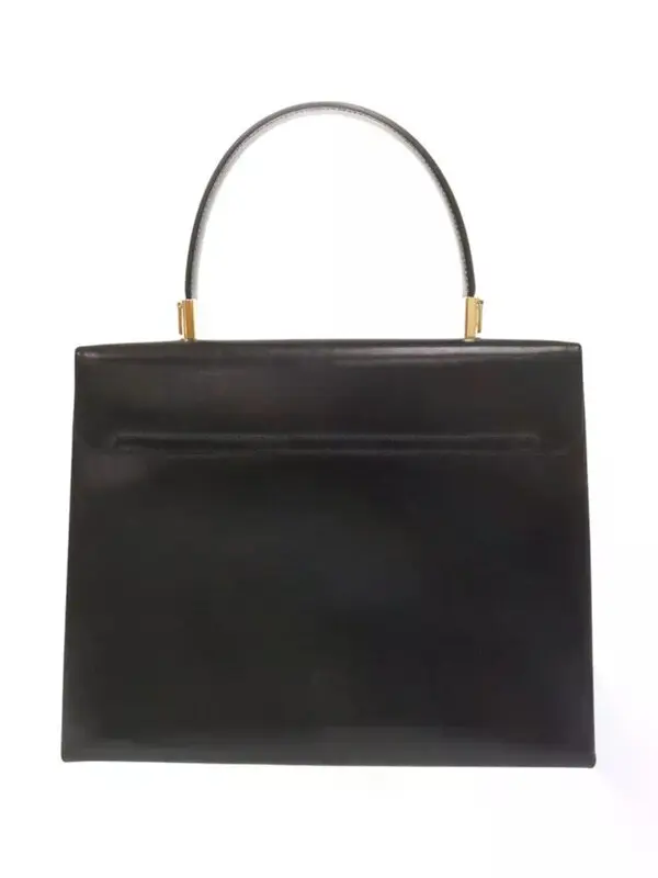 FERRAGAMO 2010-2026 Leather Gancini Iconic Top Handle Bag Satchel