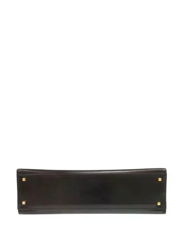 FERRAGAMO 2010-2026 Leather Gancini Iconic Top Handle Bag Satchel