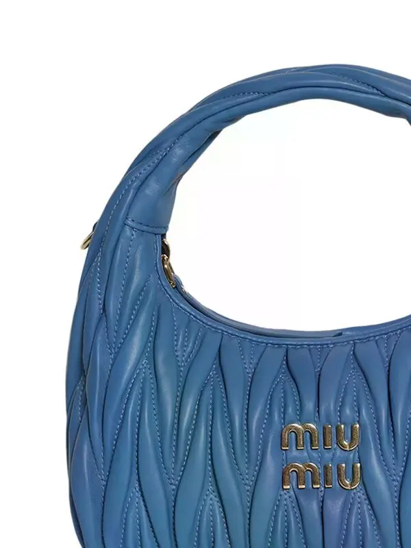 Miu Miu Wander Matelassé Nappa Leather Bag