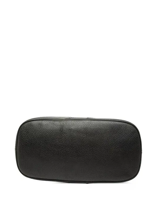 Gucci 2000-2015 Medium Calfskin Web Dome Satchel